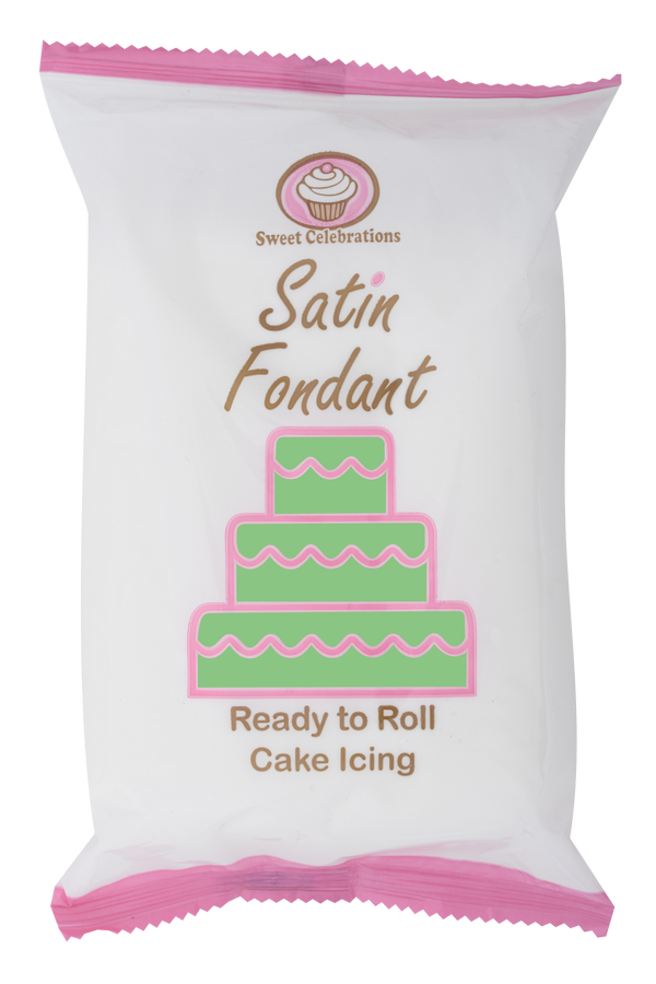 Satin Fondant Lime Green - Sweet Celebrations
